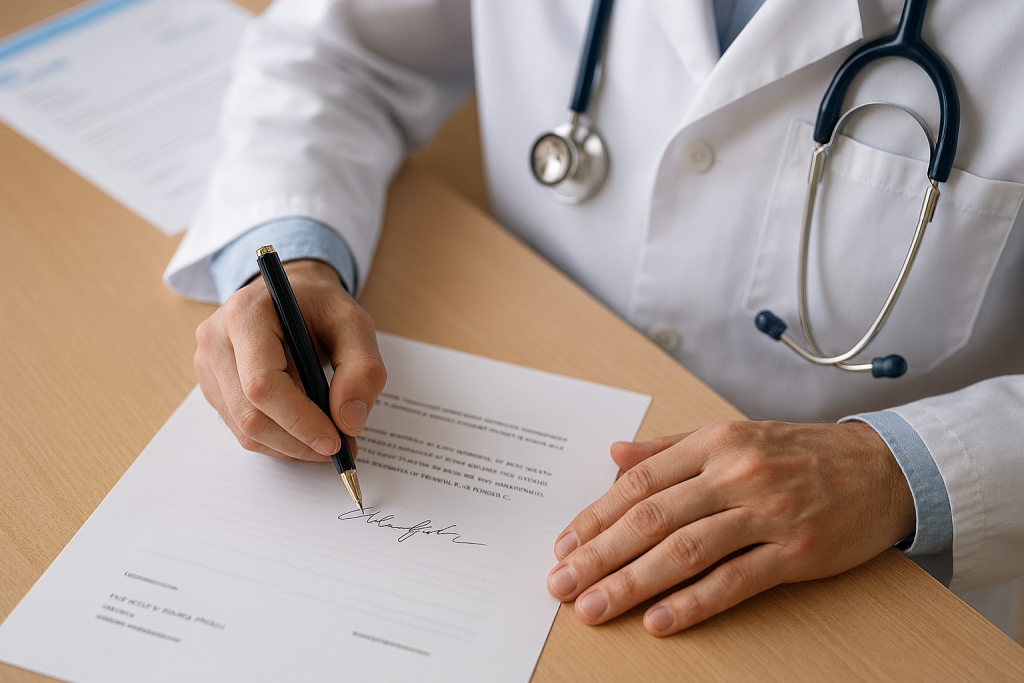 Free from Infection Certificate Template for International Repatriation ...